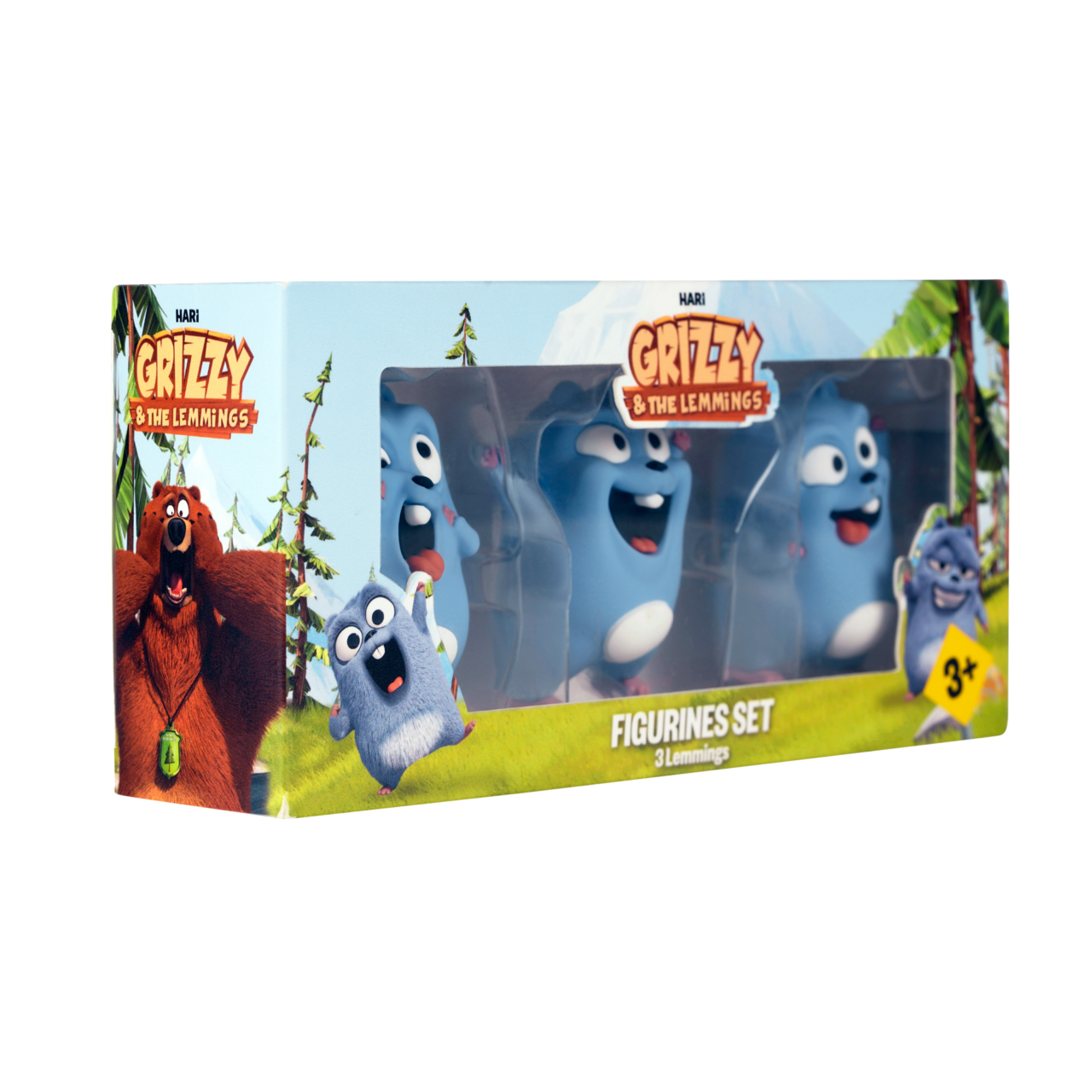 Set of 3 Lemmings figurines - Hari Studios