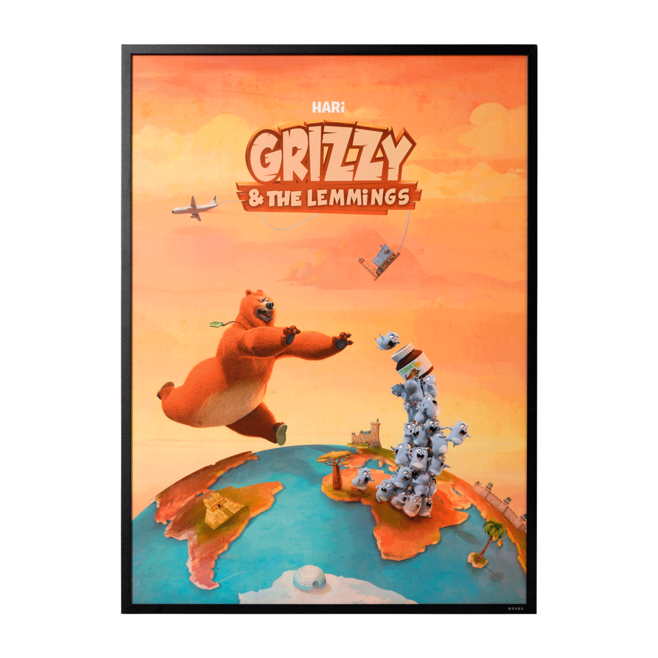 Grizzy & the lemmings Season 3 poster (A2 format) - Hari Studios