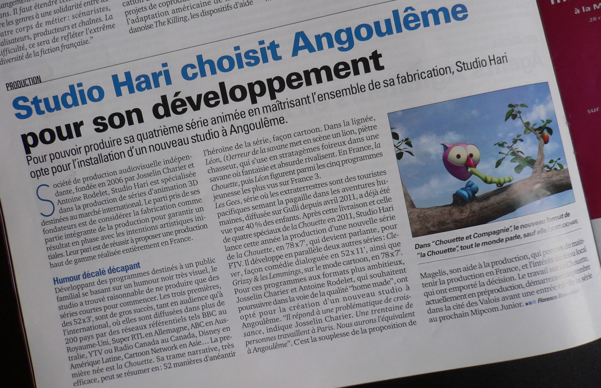 Studio Hari opens a new facility in Angouleme - Studio Hari